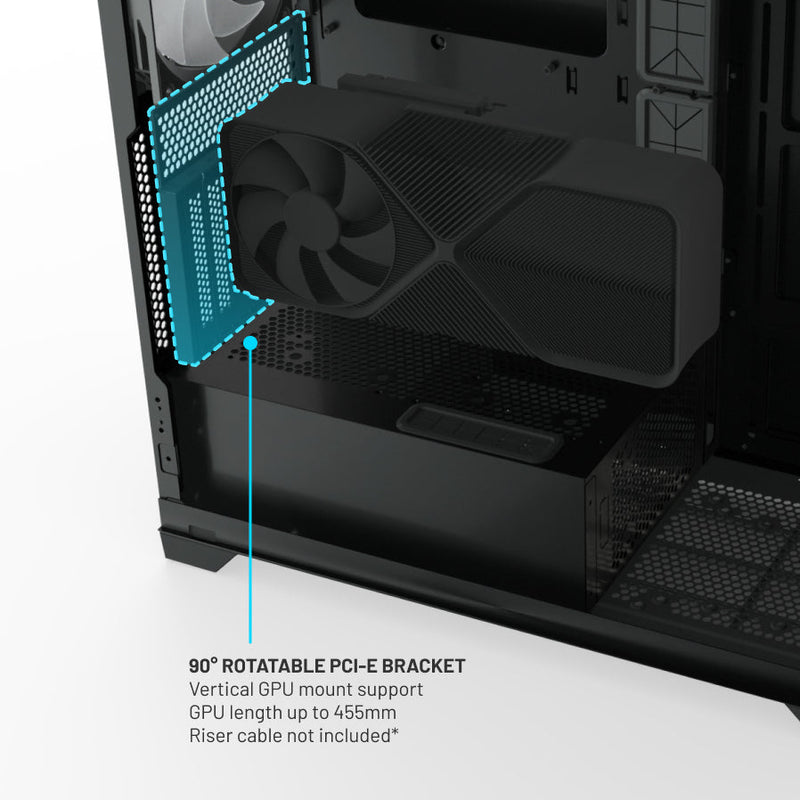 Valkyrie VK-02 Mid Tower ATX PC Case with LCD Screen